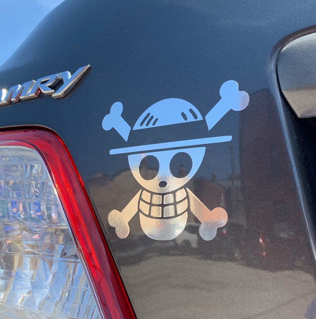 Straw-hat Pirates Jolly Roger Emblem Vinyl Decal One Piece Anime/manga ...