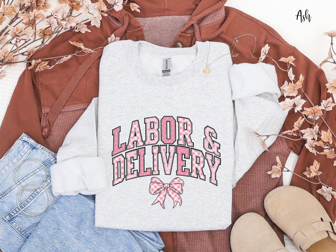 Labor & Delivery Varsity Valentine PNG, Coquette Bow, Nurse ...