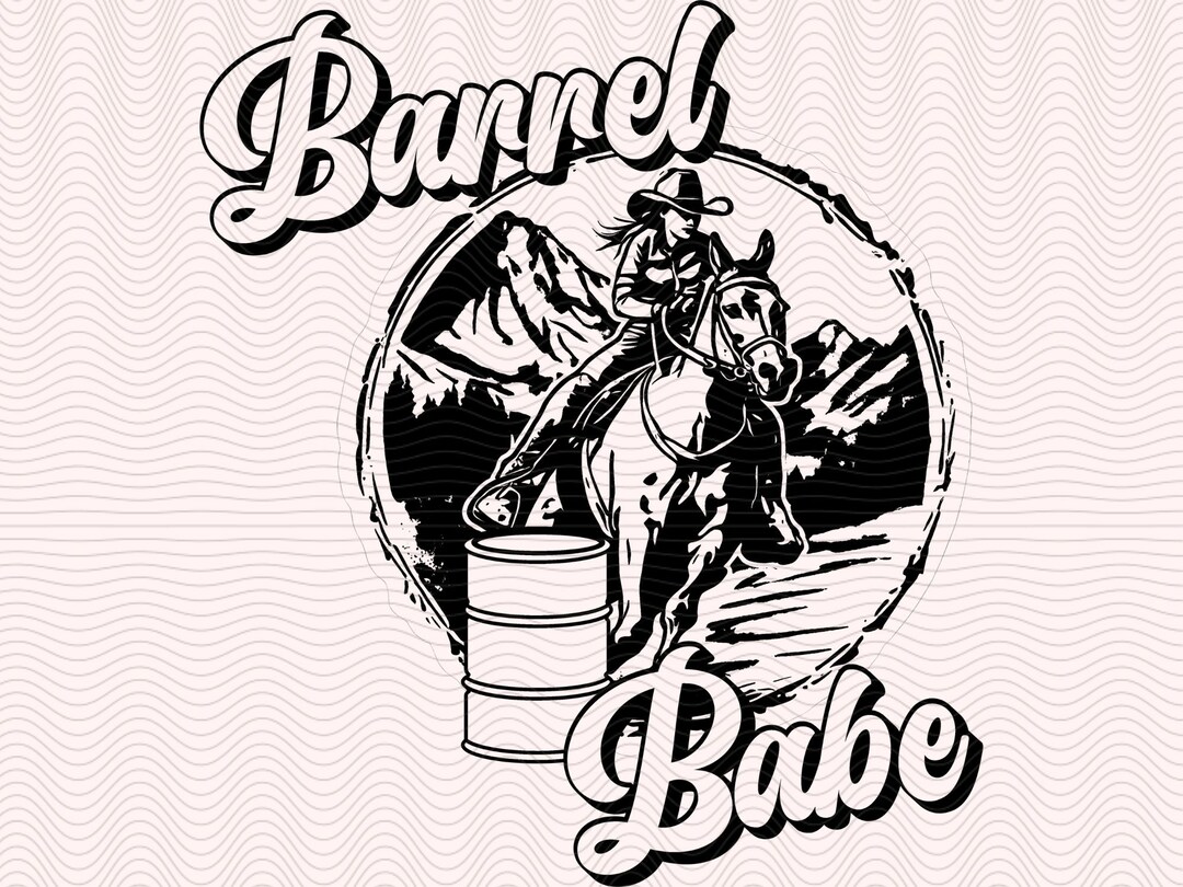 Barrel Racing PNG, Love Barrel Racing Png File, Women Barrel Racing Png ...