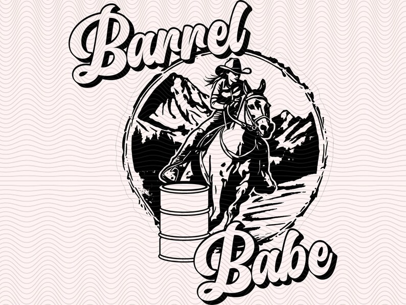 Barrel Racing PNG, Love Barrel Racing Png File, Women Barrel Racing Png ...