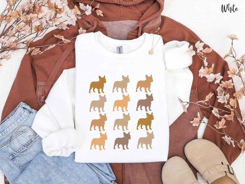 French Bulldog Frenchie Collage PNG Sublimation Design, Dog Lover ...