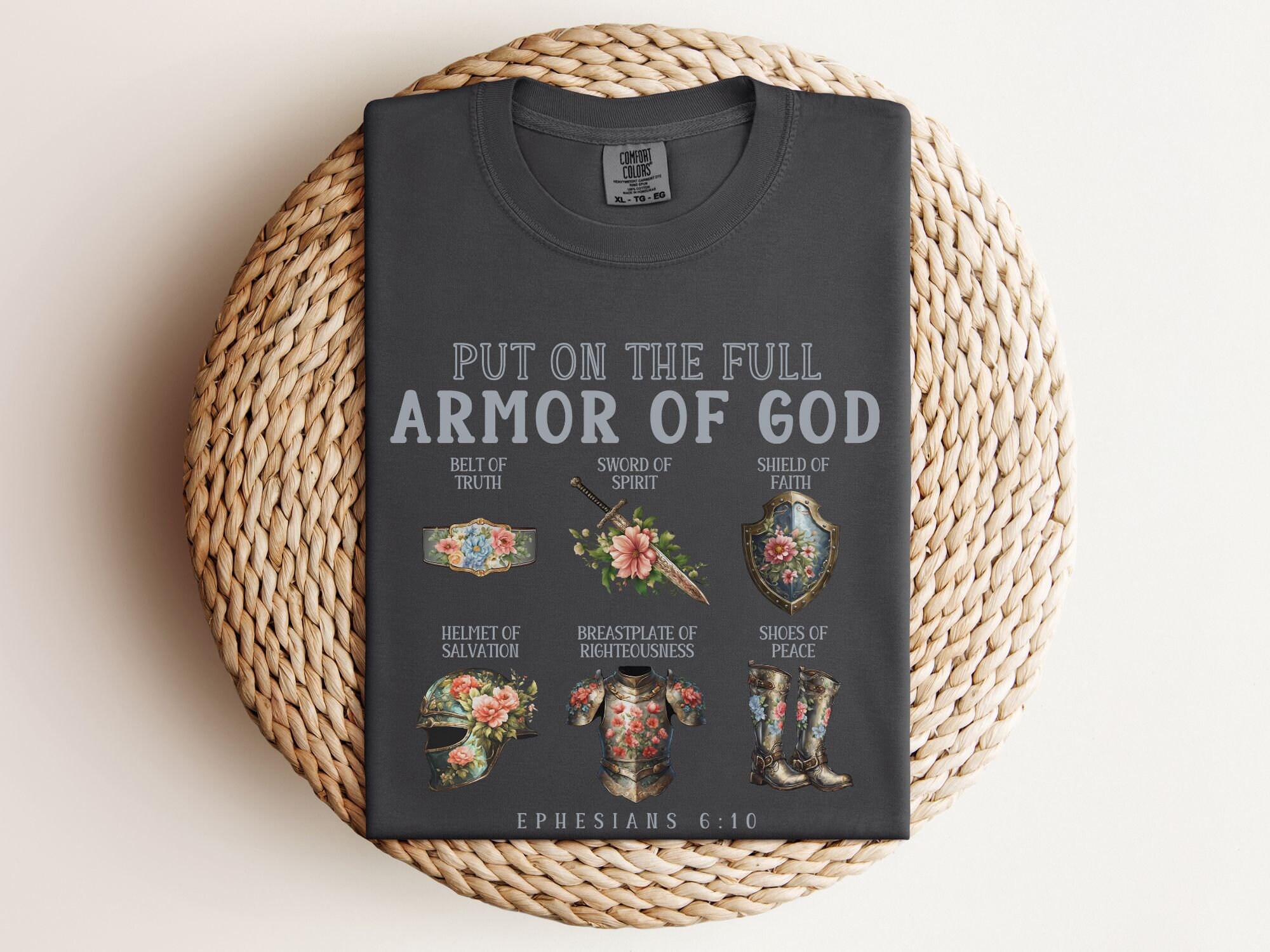 Christian PNG, Armor of God Sublimation Design, Bible Verse Shirt ...