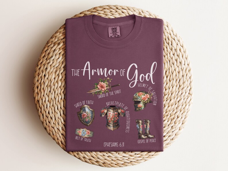 Christian PNG, Armor of God Sublimation Design, Bible Verse Shirt ...