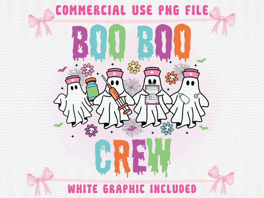 Boo Boo Crew Png, Halloween Nurse Png, Halloween Png,nurse Halloween ...