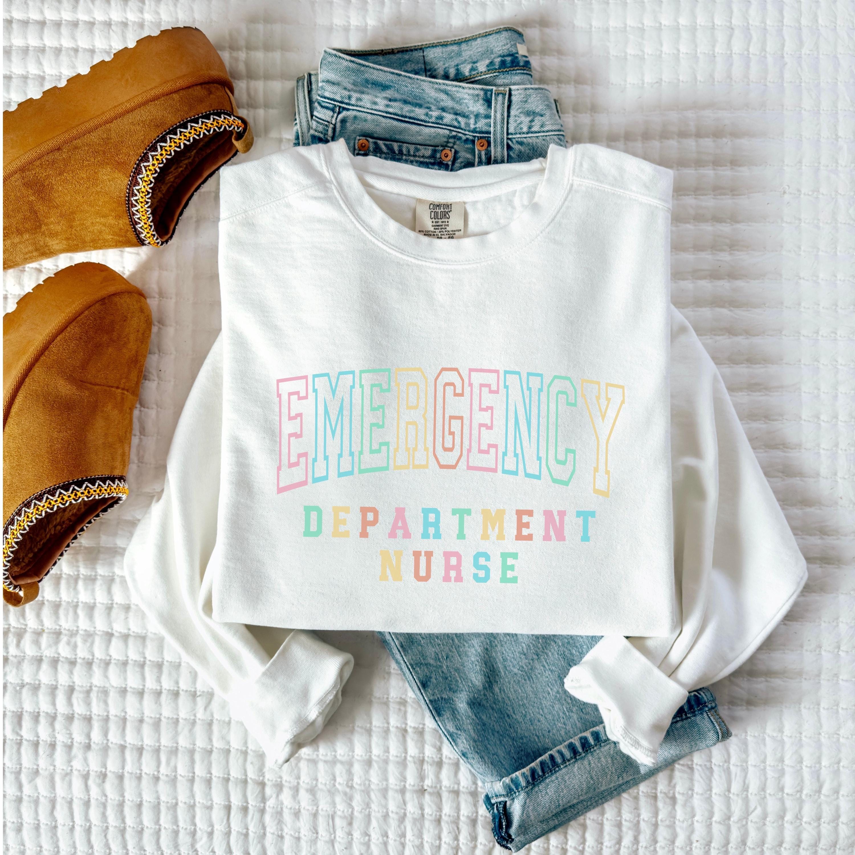 Emergency Department Varsity Png, ER Nurse Png, Colorful ER Nurse Png ...