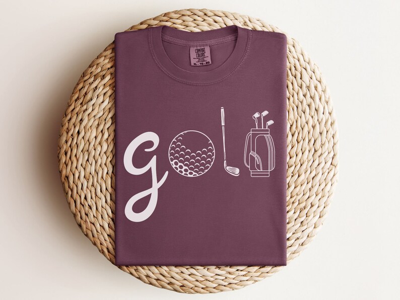 Golf Things PNG, Preppy Golf Sublimation File, Golf Themed Shirt Design ...