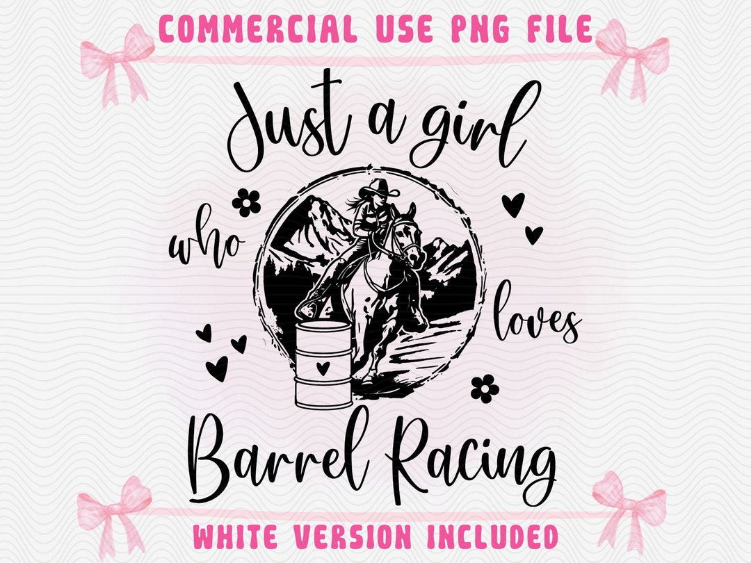 Barrel Racing PNG, Love Barrel Racing Png File, Women Barrel Racing Png ...