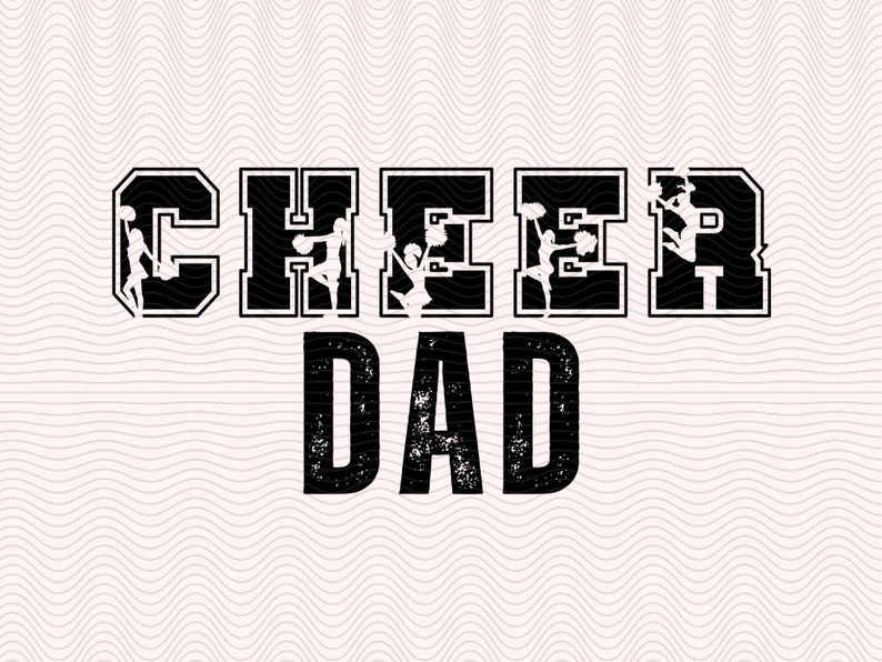 Cheer Dad PNG File, Cheerleading Dad Shirt, Cheerleader PNG, Cheer Png ...