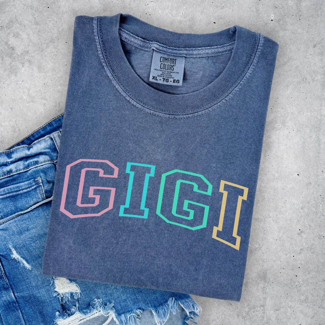 Gigi Png, Gigi Retro Png, Gigi Varsity Font, Grandma Vintage Style Png ...