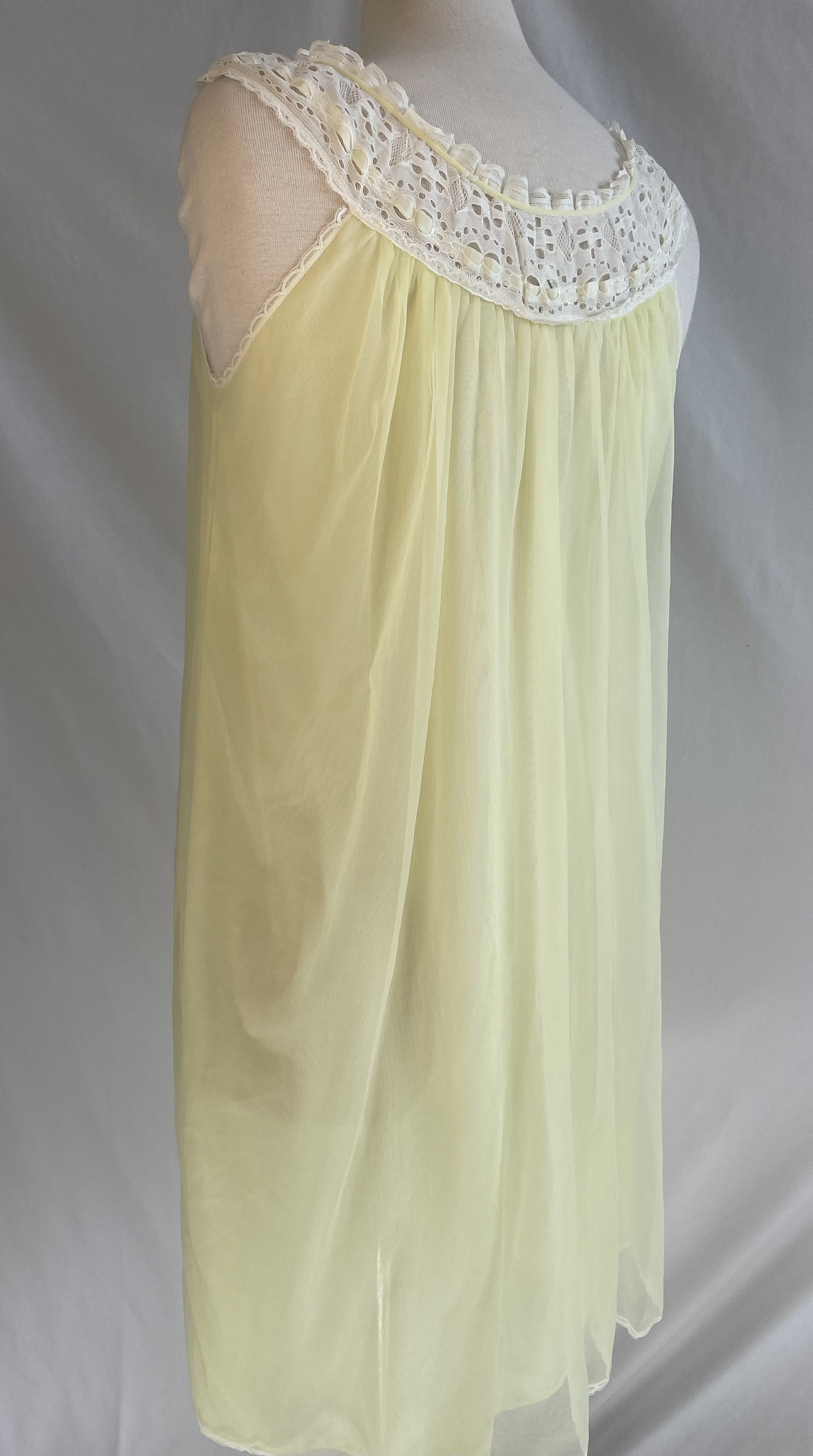 Dreamy Vintage 1960s Lisette Yellow Nightgown - Etsy