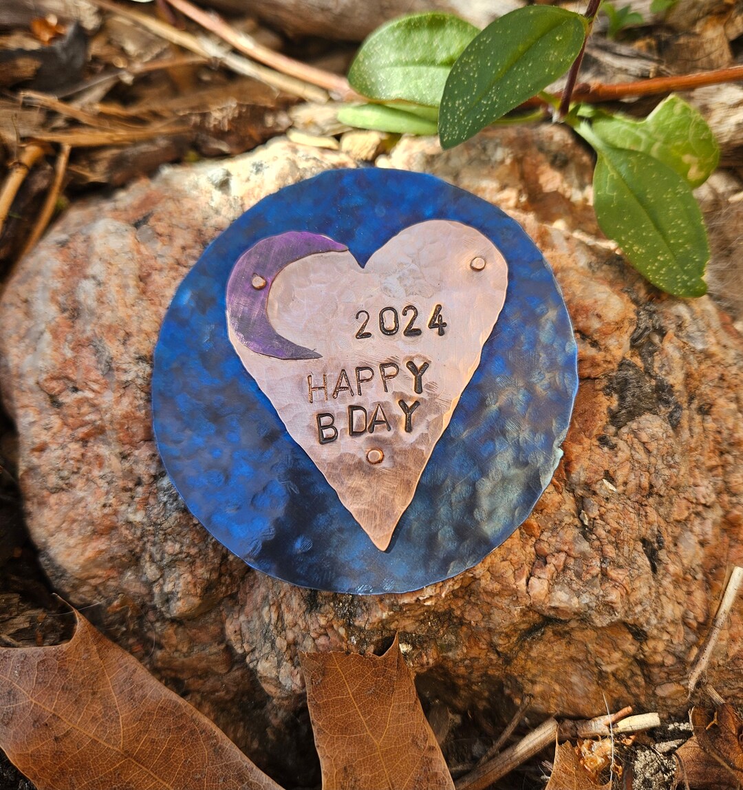 Permanent Mixed Metal Birthday or Greeting Card - Etsy