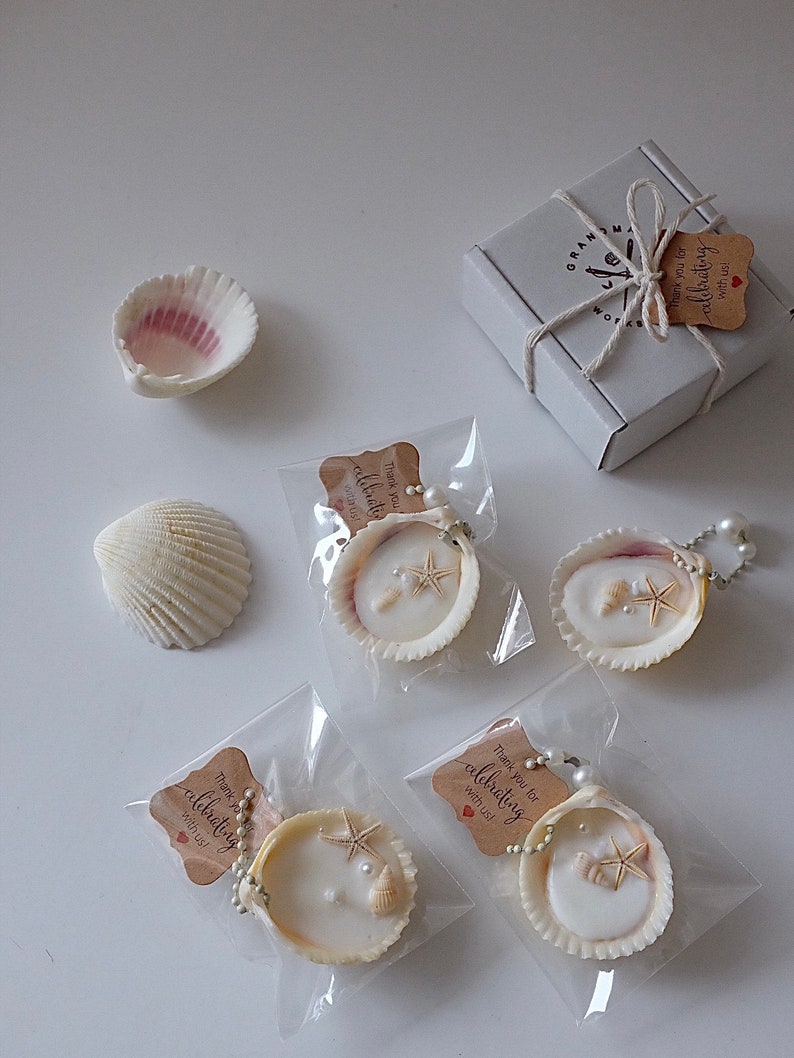 SEA SHELL Key Chains, Natural Seashell, Ocean Gift, Ocean Accessory ...