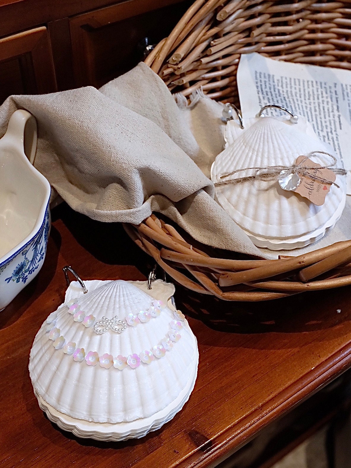 Seashell Scallop Shell Art Journal, Blank Watercolor Paper, Sketchbook ...