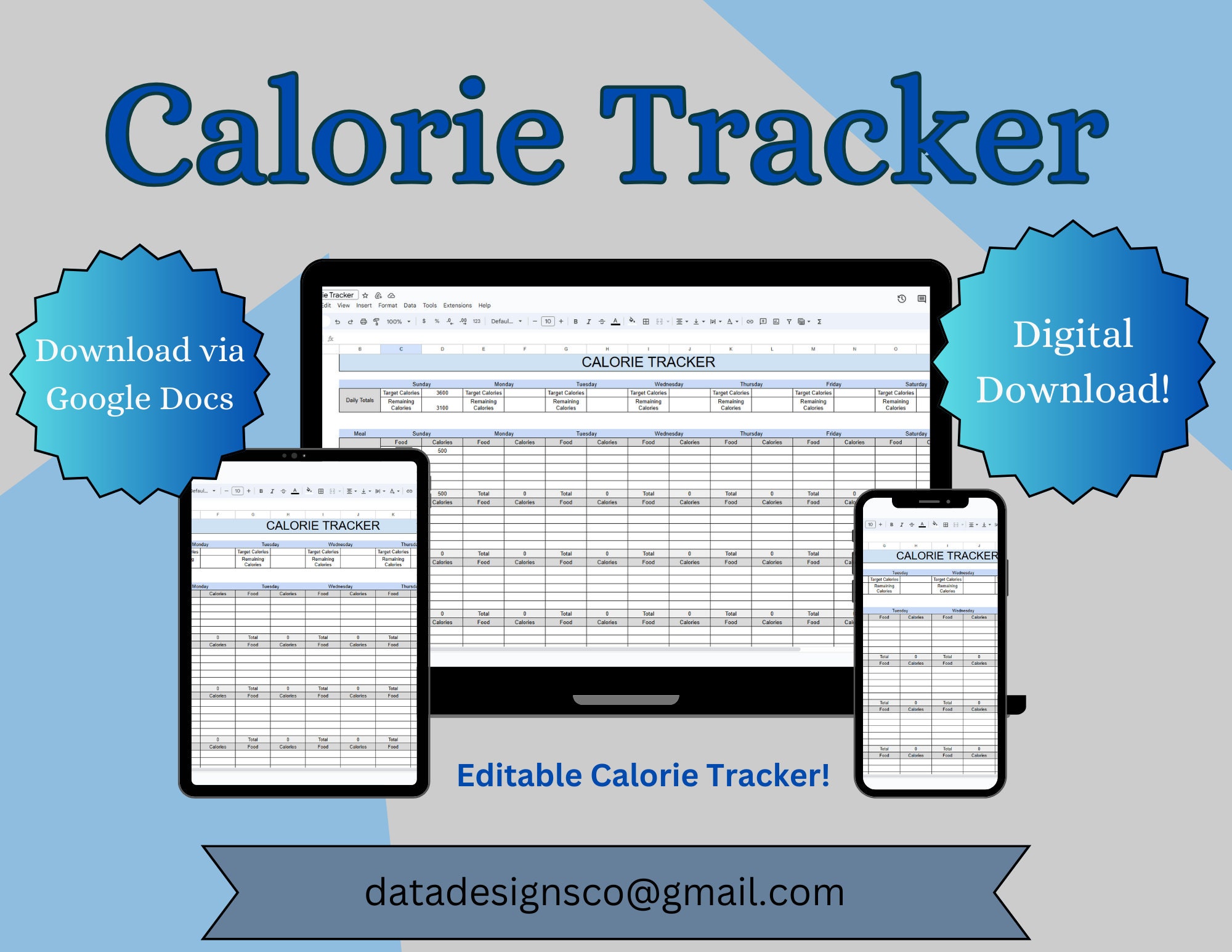 Calorie Tracker, Calorie Counter, Diet Planner, Calorie Calendar Google ...