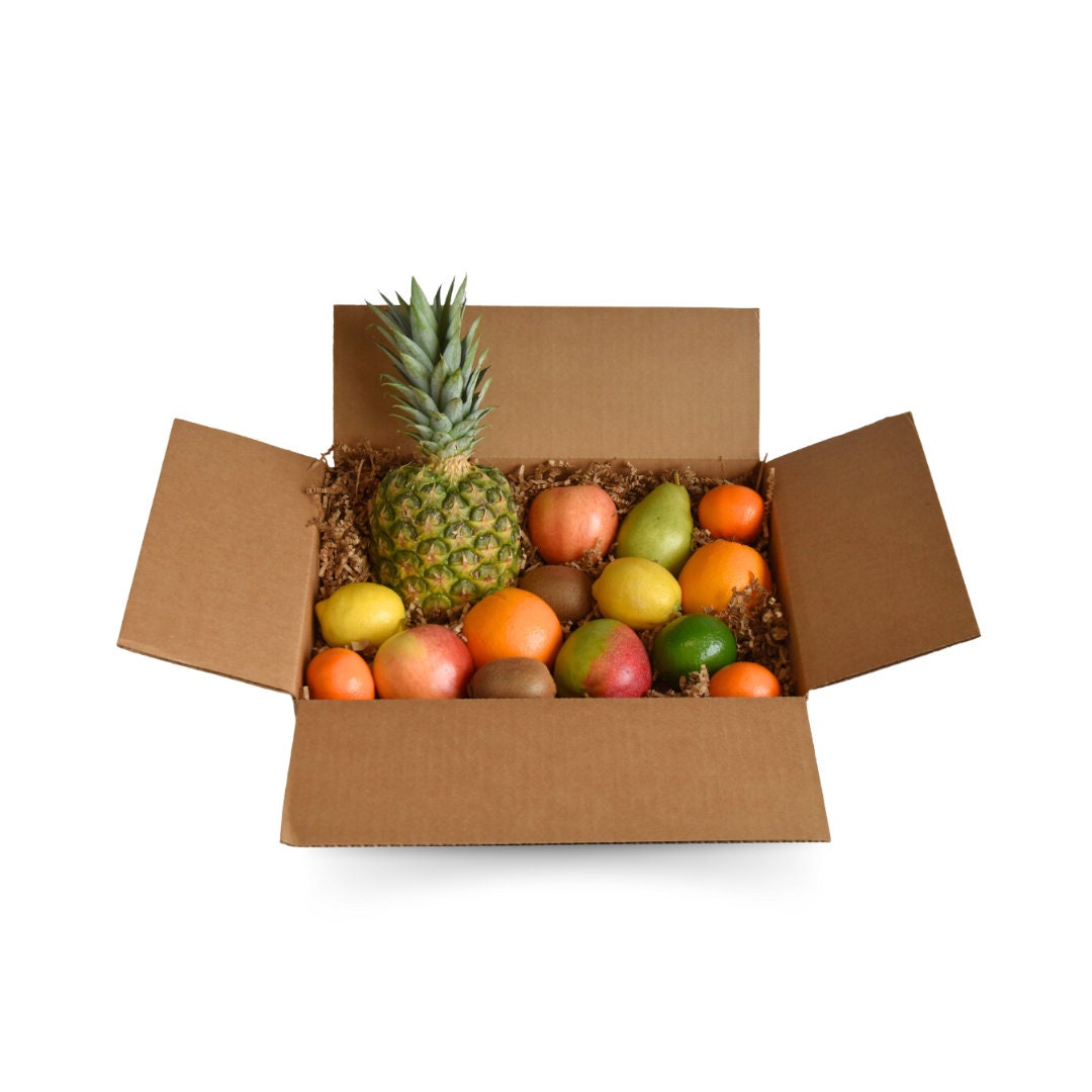 Tropical Fresh Fruit Gift Box - Etsy