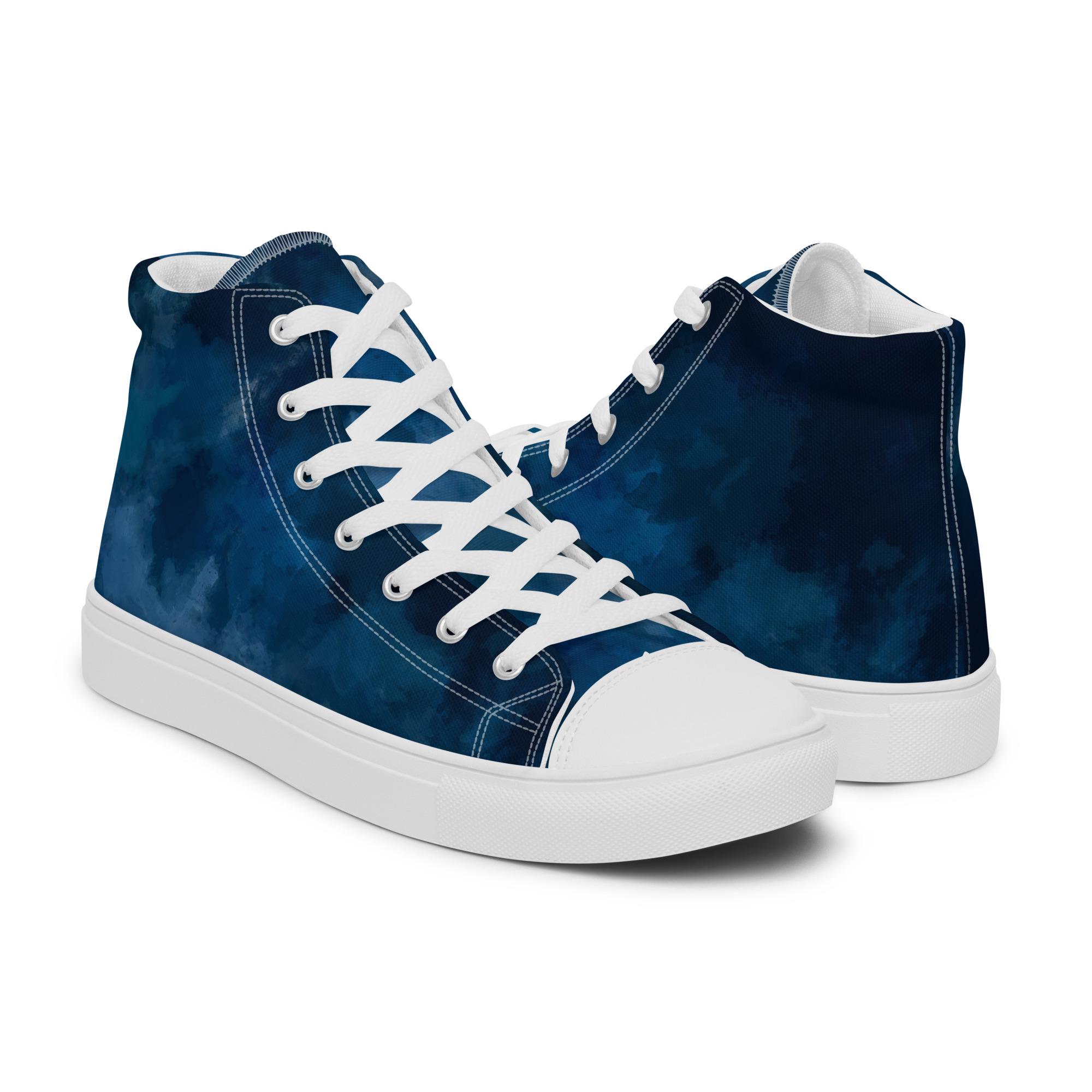 Mens High Top Canvas Shoes - Etsy