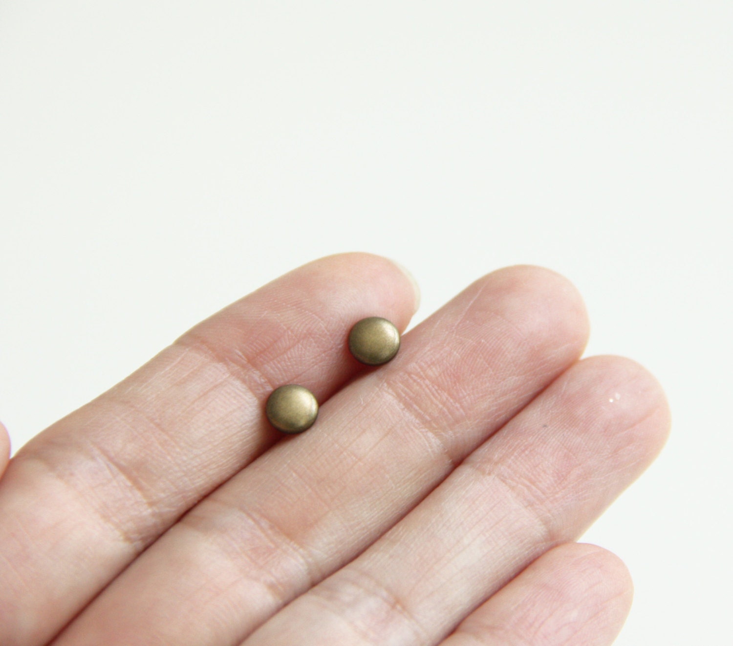 Choose Your Color. 5mm Mini DOT Geometric Antique Brass Metal - Etsy