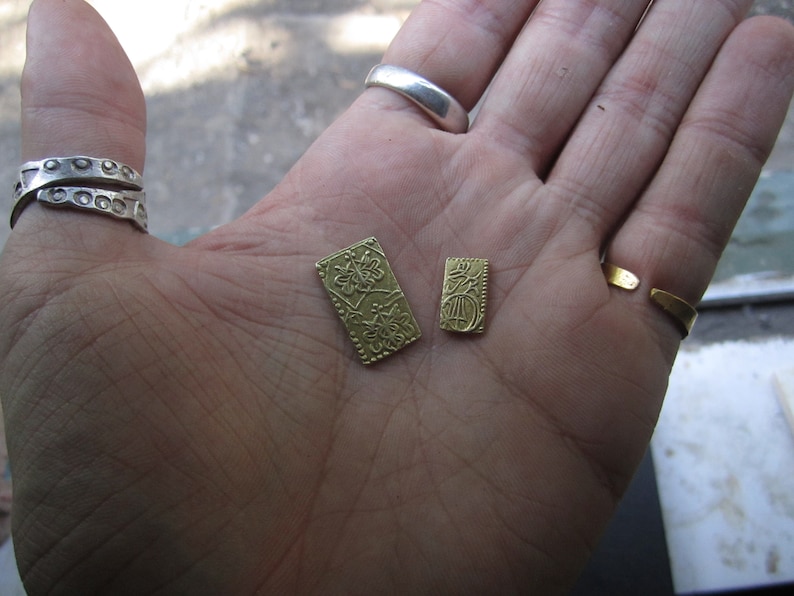 Authentic Original Japan Gold Coin Pair 1850's Nibu-kin, Nishu-kin ...