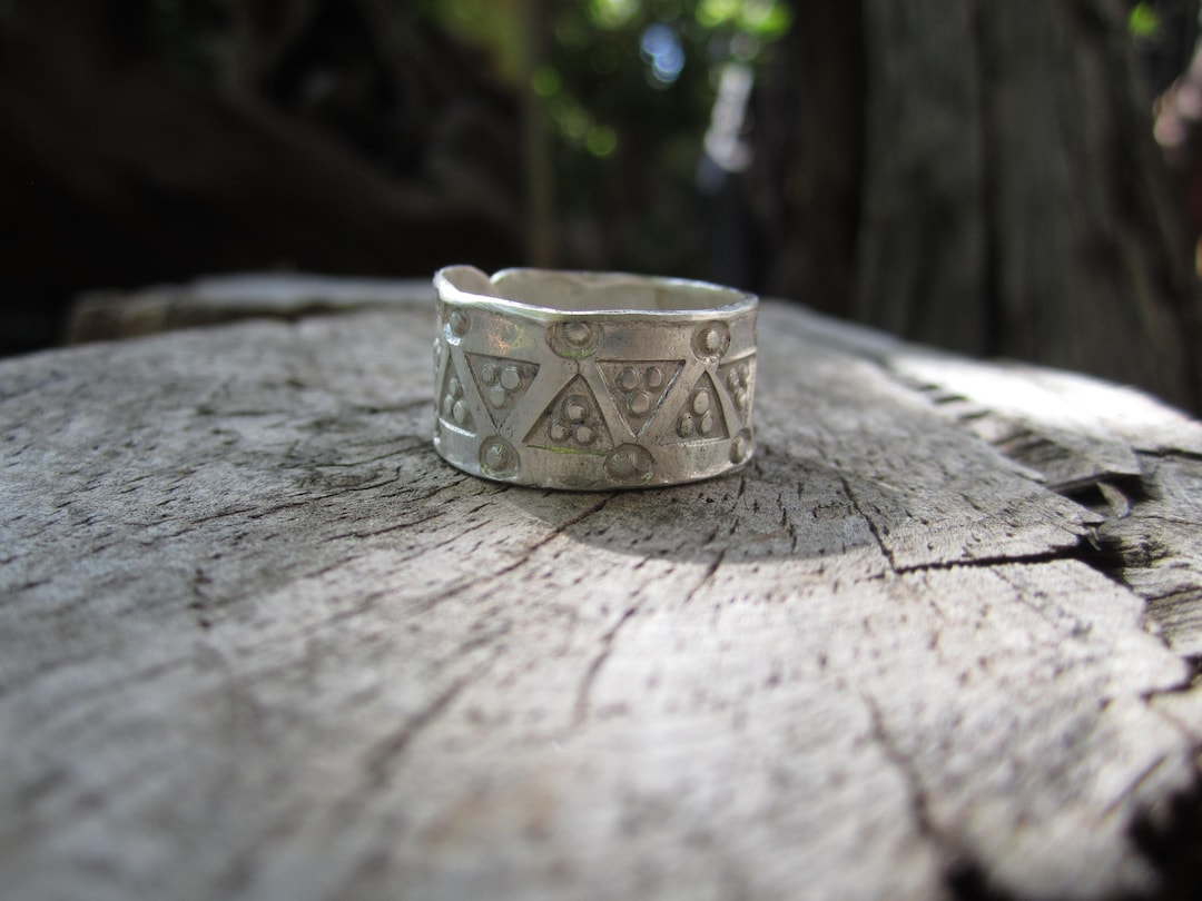 Silver Finger Cuff Viking Ring - 1/4 Ozt Silver - Viking Silver Ring ...