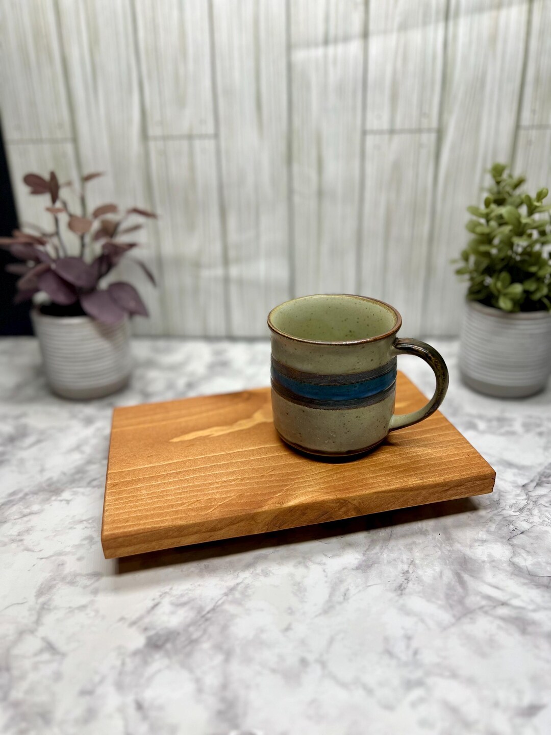 10x12 Inch Gunstock Barrel Wood Table Riser - Wood Pedestal - Rustic ...