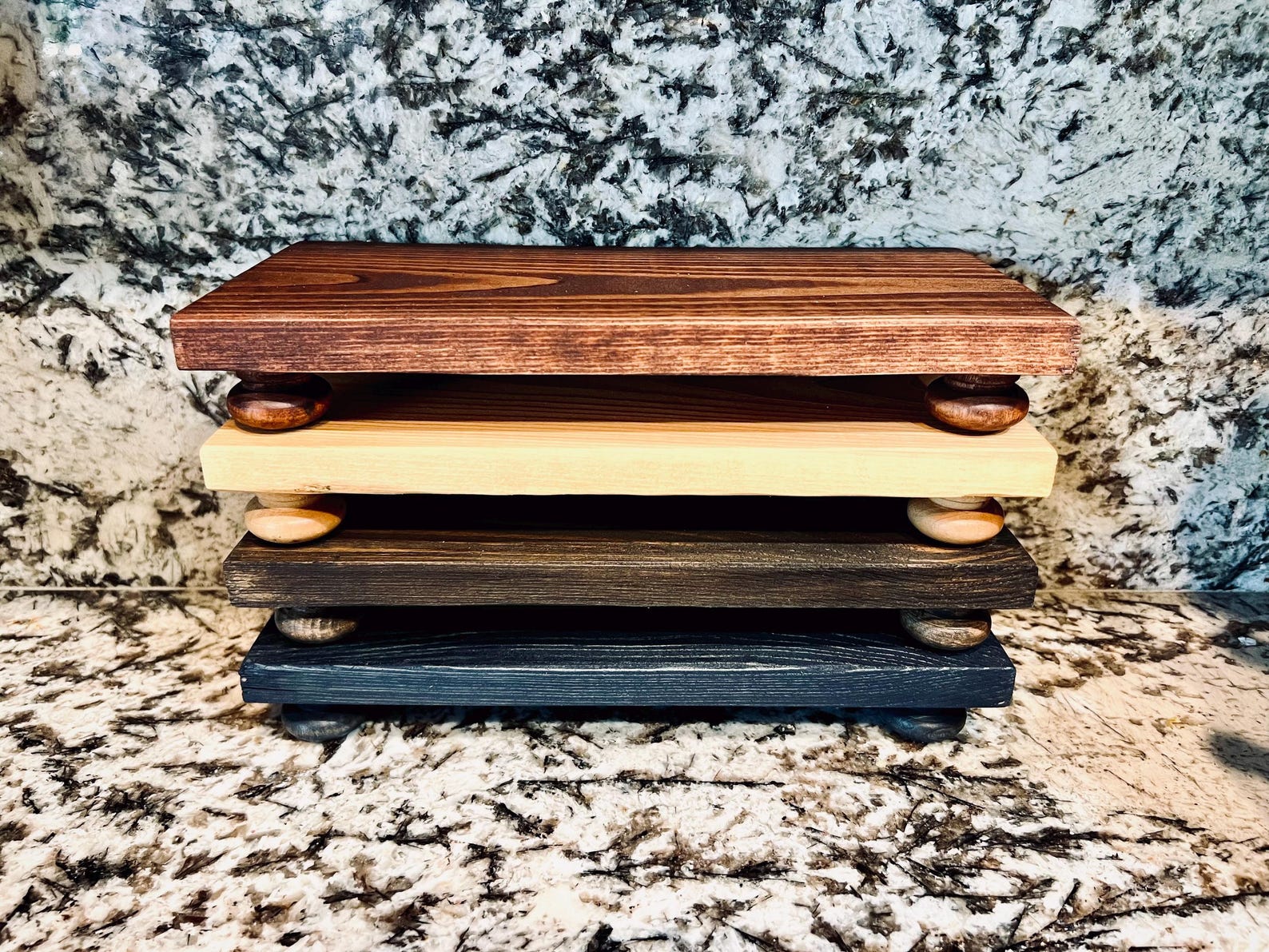 Wood Table Riser-wood Pedestal-rustic Wood Riser-farmhouse Riser-wood ...