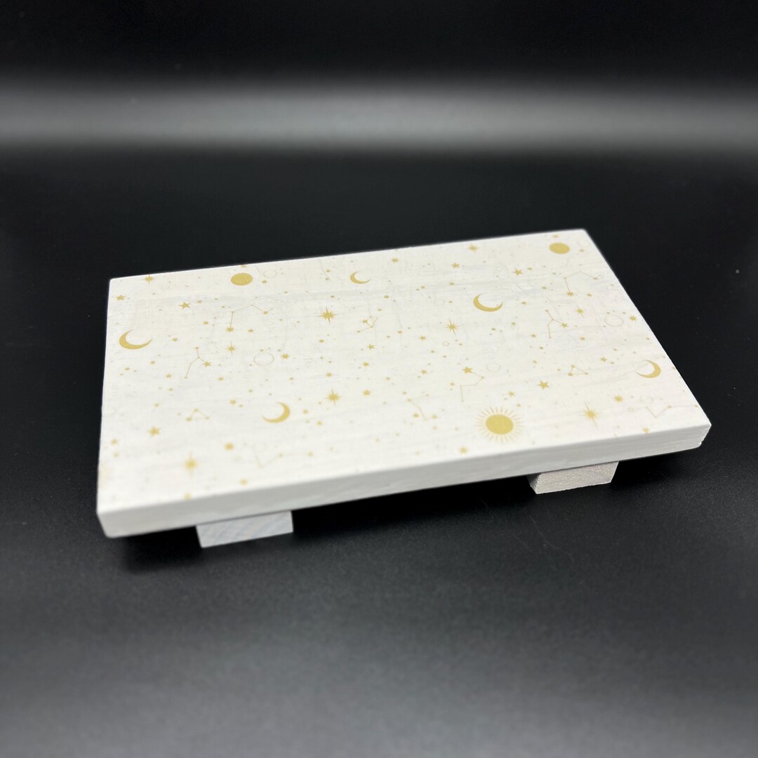 Stary Night Wood Table Riser - Table Riser - Wood Pedestal - Rustic ...