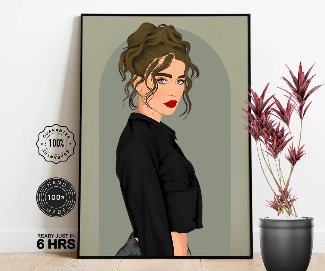 Custom Faceless Portrait, Custom Illustration, Personalised Photo ...