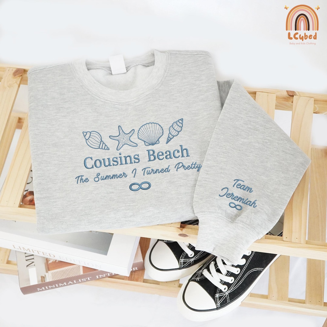 Embroidered Cousins Beach Sweatshirt, TSITP Merch, Team Conrad, the ...