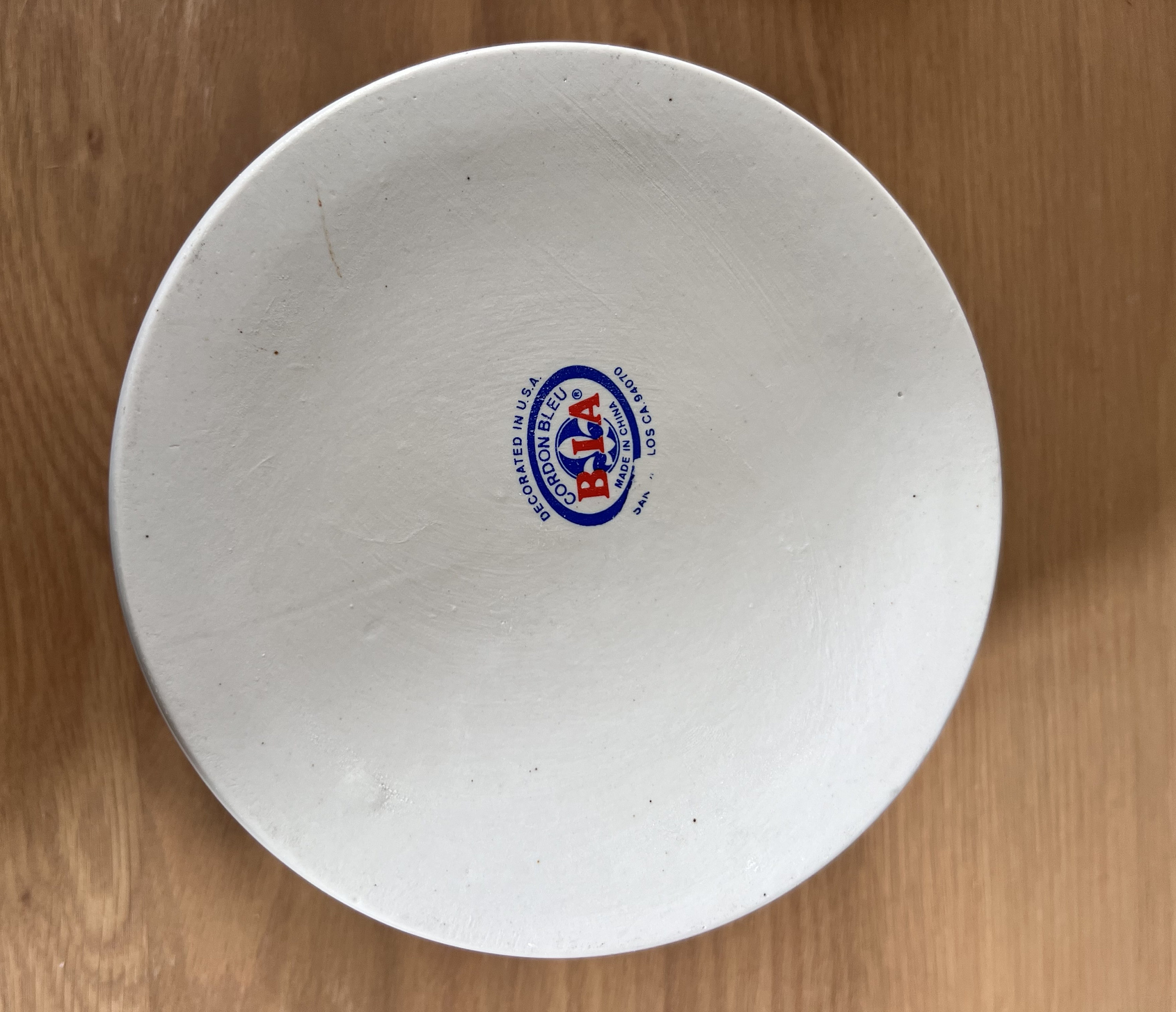 Cordon Bleu Baking Casserole Dish With Lid Round White With Floral ...