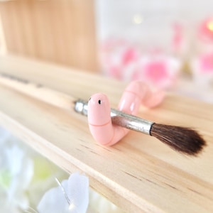Handmade Worm Pen/paintbrush Holder | Desk Buddy | Polymer Clay ...