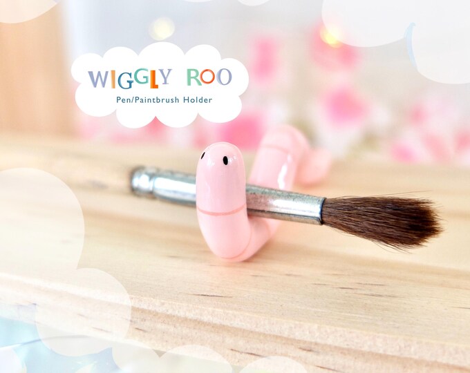 Worm Desk Buddy Adopt A Mini Earthworm Pet, Cute Handmade Ring Holder ...