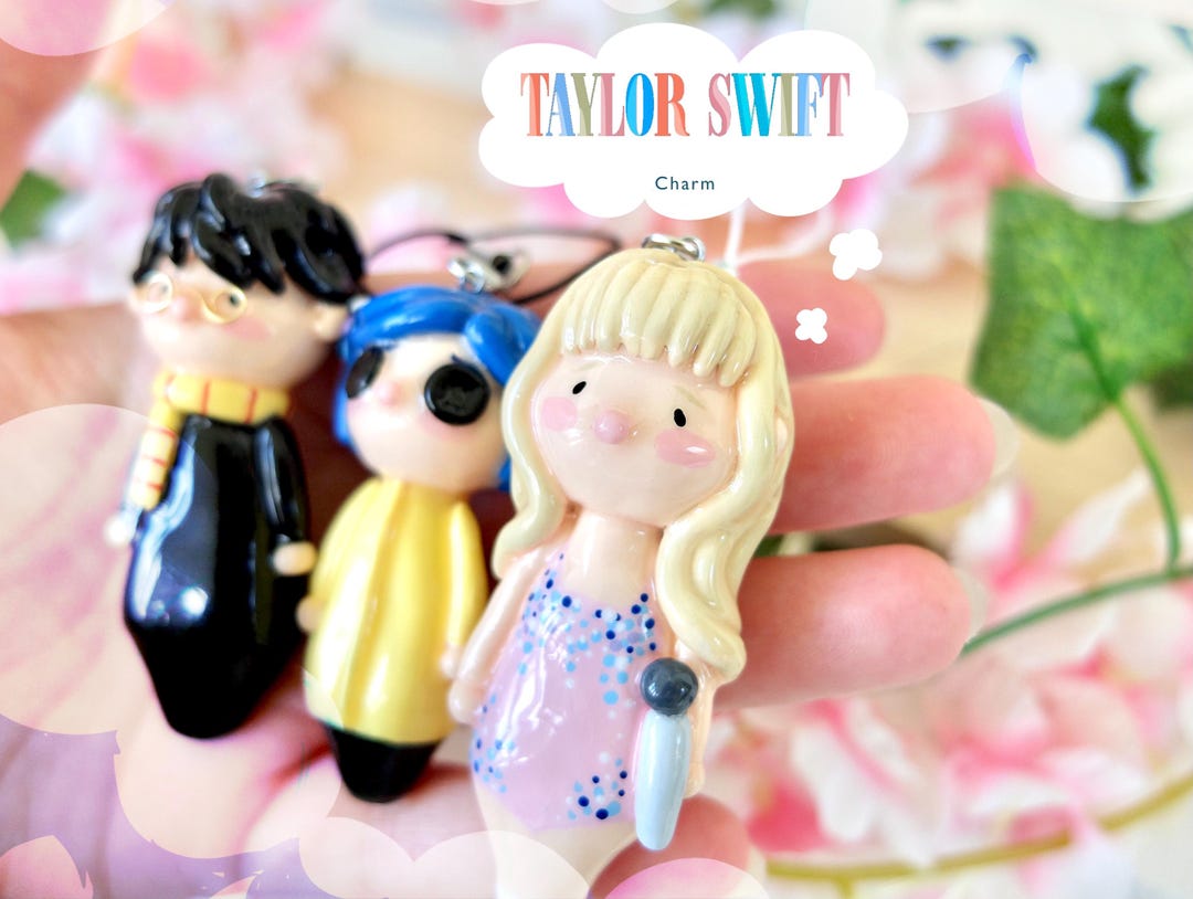 Handmade Taylor Swift Clay Charm: Eras Tour Collectible Keyring - Etsy