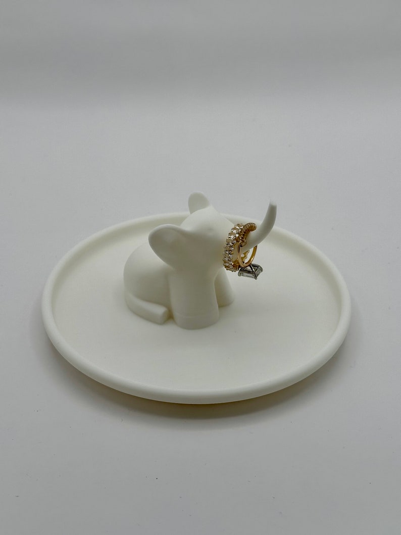 Elephant Ring Dish - Cute Jewelry Organizer Tray With Decorative Holder ...
