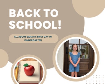 Going to School Social Skills Story, Starting School, First Day of ...