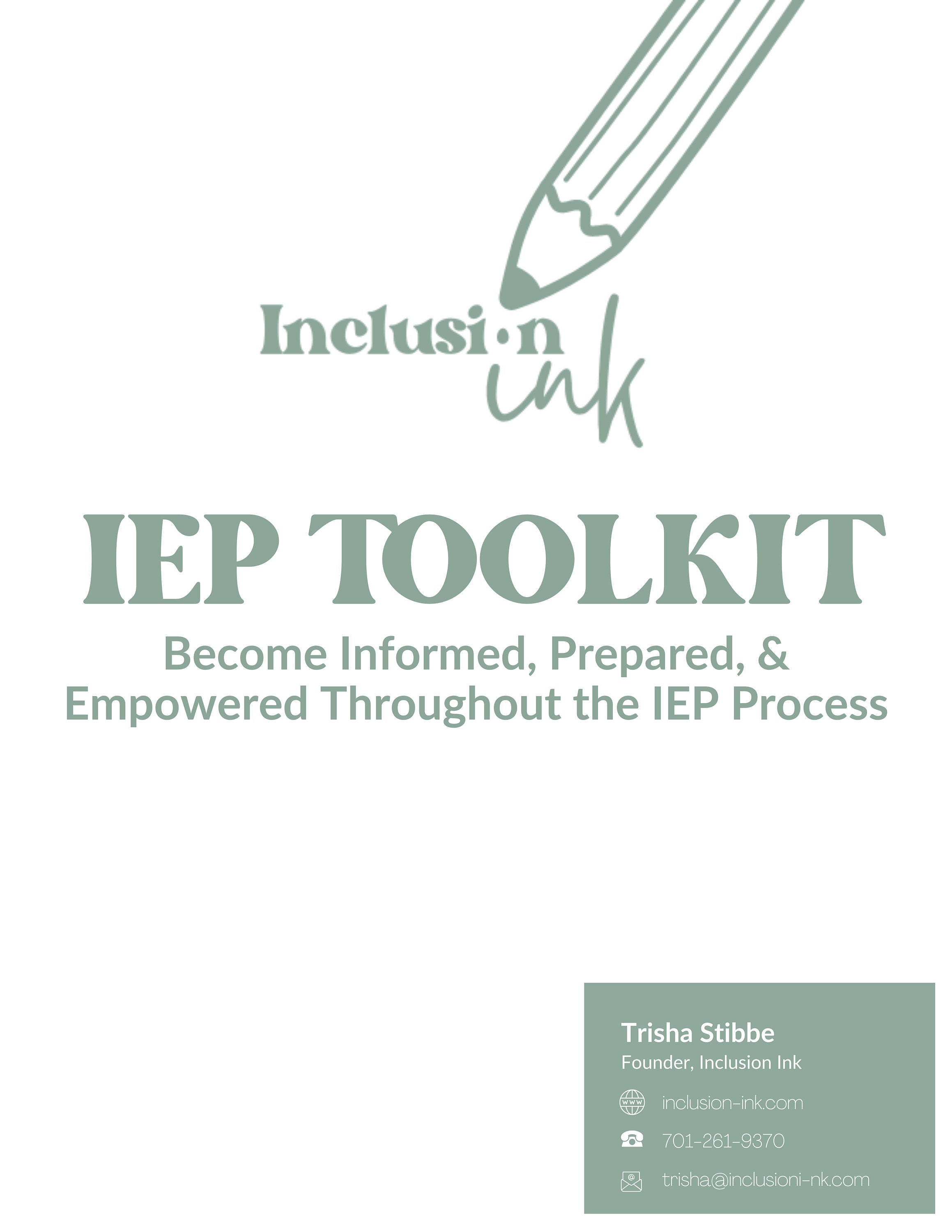 IEP Toolkit - a Must-have for Parents Who Want to Be Empowered in the ...
