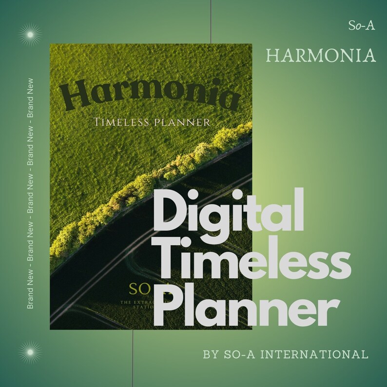 Harmonia Timeless Planner - Etsy