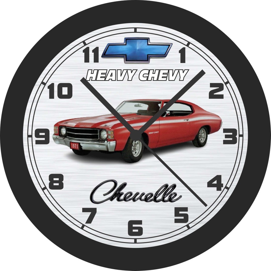 1971 Chevrolet Chevelle (heavy Chevy) Wall Clock - Etsy
