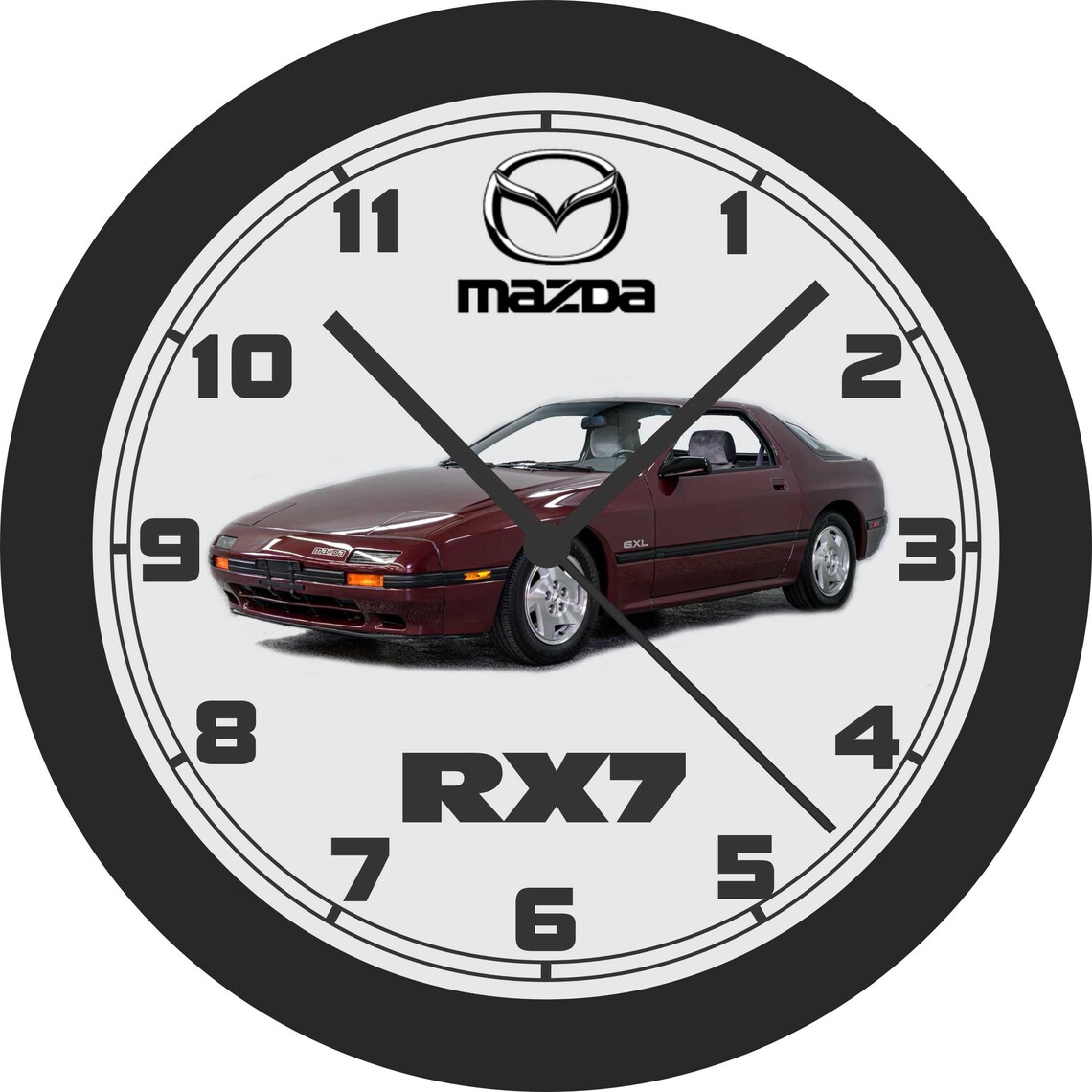 1988 Mazda RX7 Wall Clock - Etsy