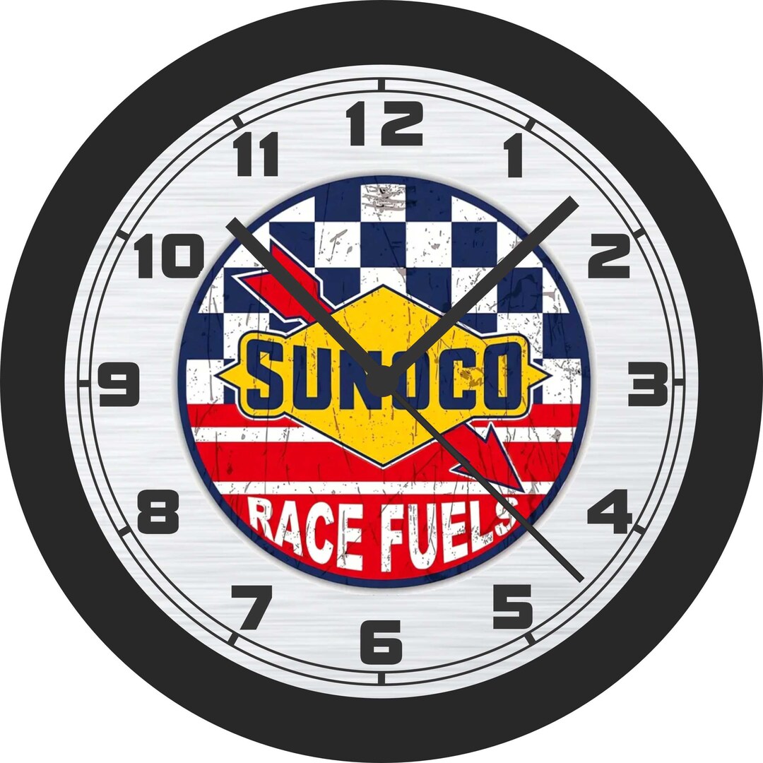 Sunoco Race Fuels Sign Wall Clock - Etsy