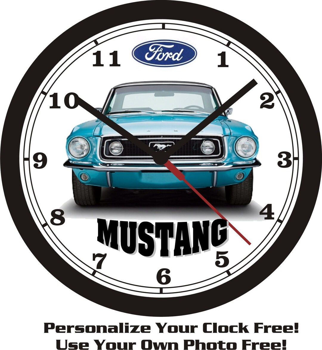 1968 FORD MUSTANG Wall Clock - Etsy