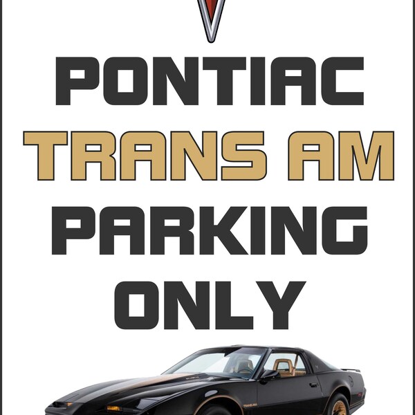 Trans Am Metal Sign - Etsy