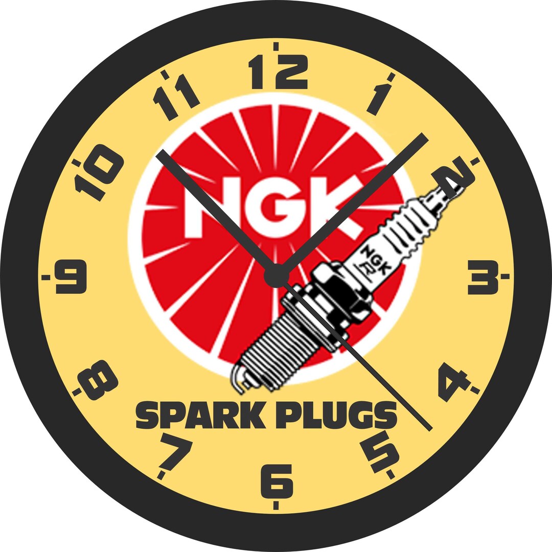 NGK Spark Plugs Sign Wall Clock - Etsy