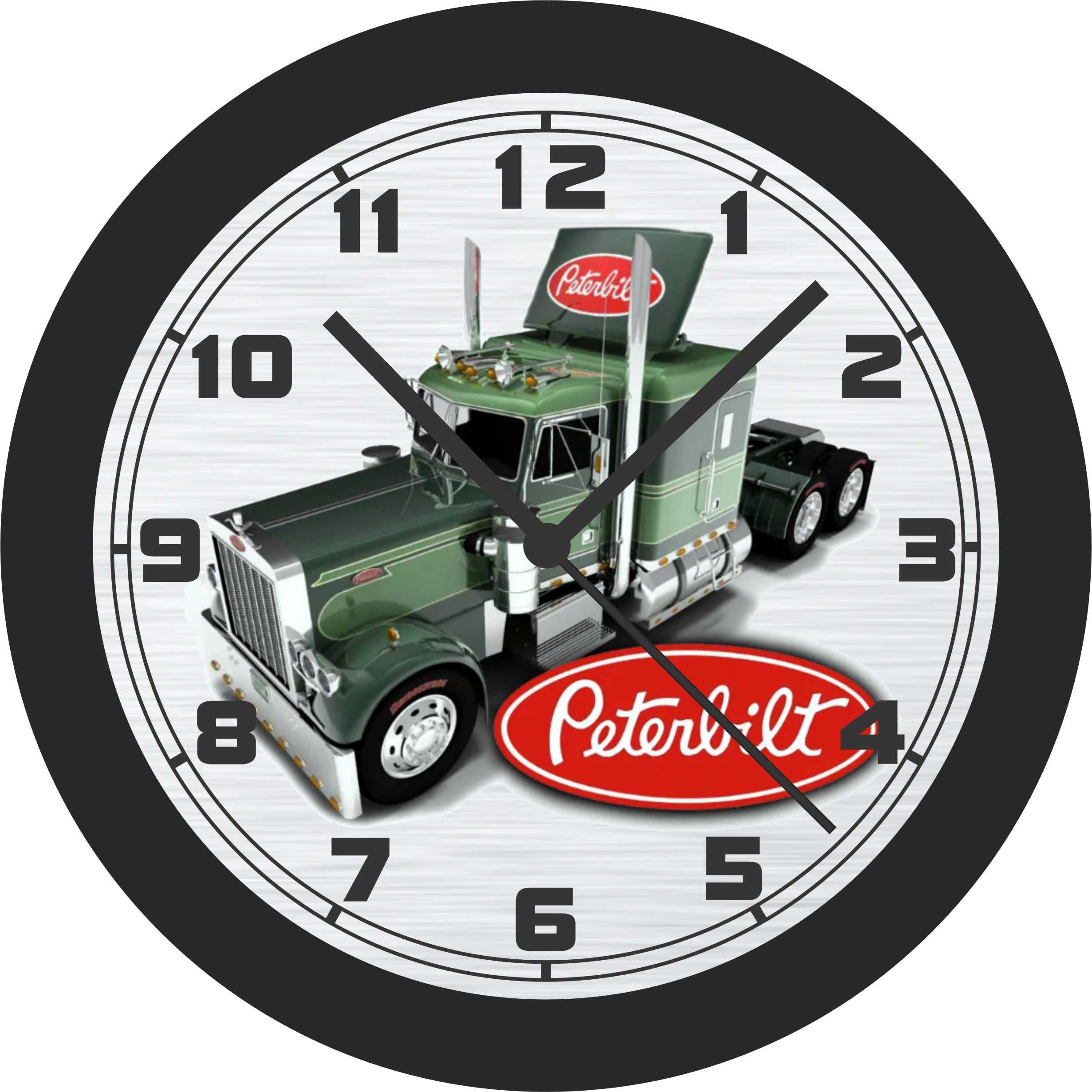 Peterbilt Green Semi Truck Wall Clock - Etsy Peterbilt Green Semi Truck Wall Clock - Etsy