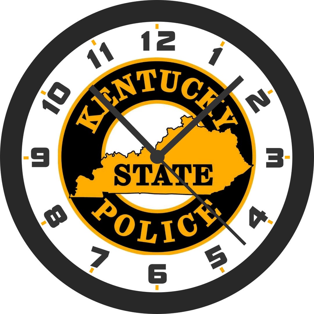 Kentucky State Police Sign Wall Clock - Etsy