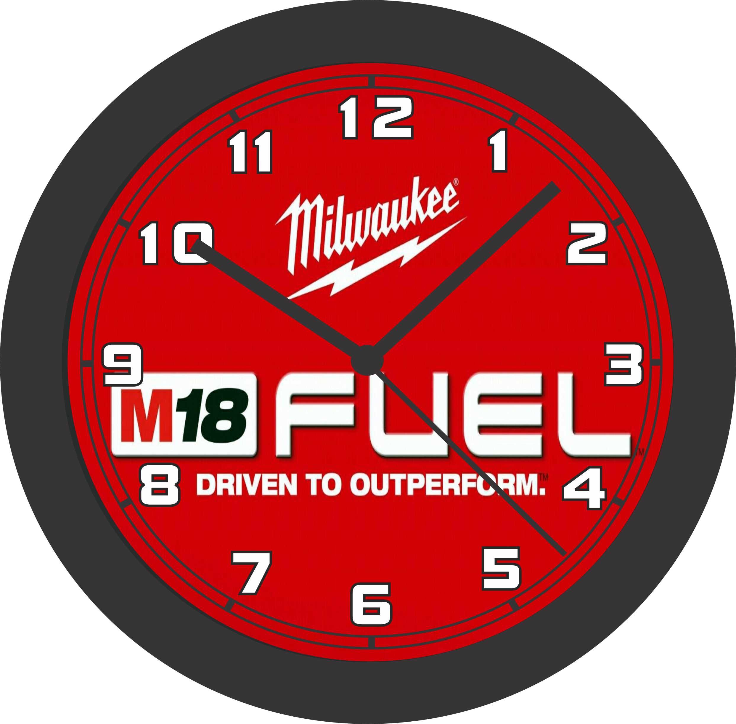 Milwaukee M18 Fuel Emblem Wall Clock-choose 1 of 2 Colors - Etsy