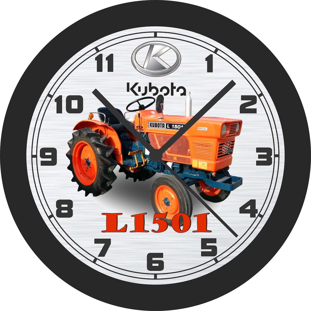 Kubota L1501 Tractor Wall Clock - Etsy