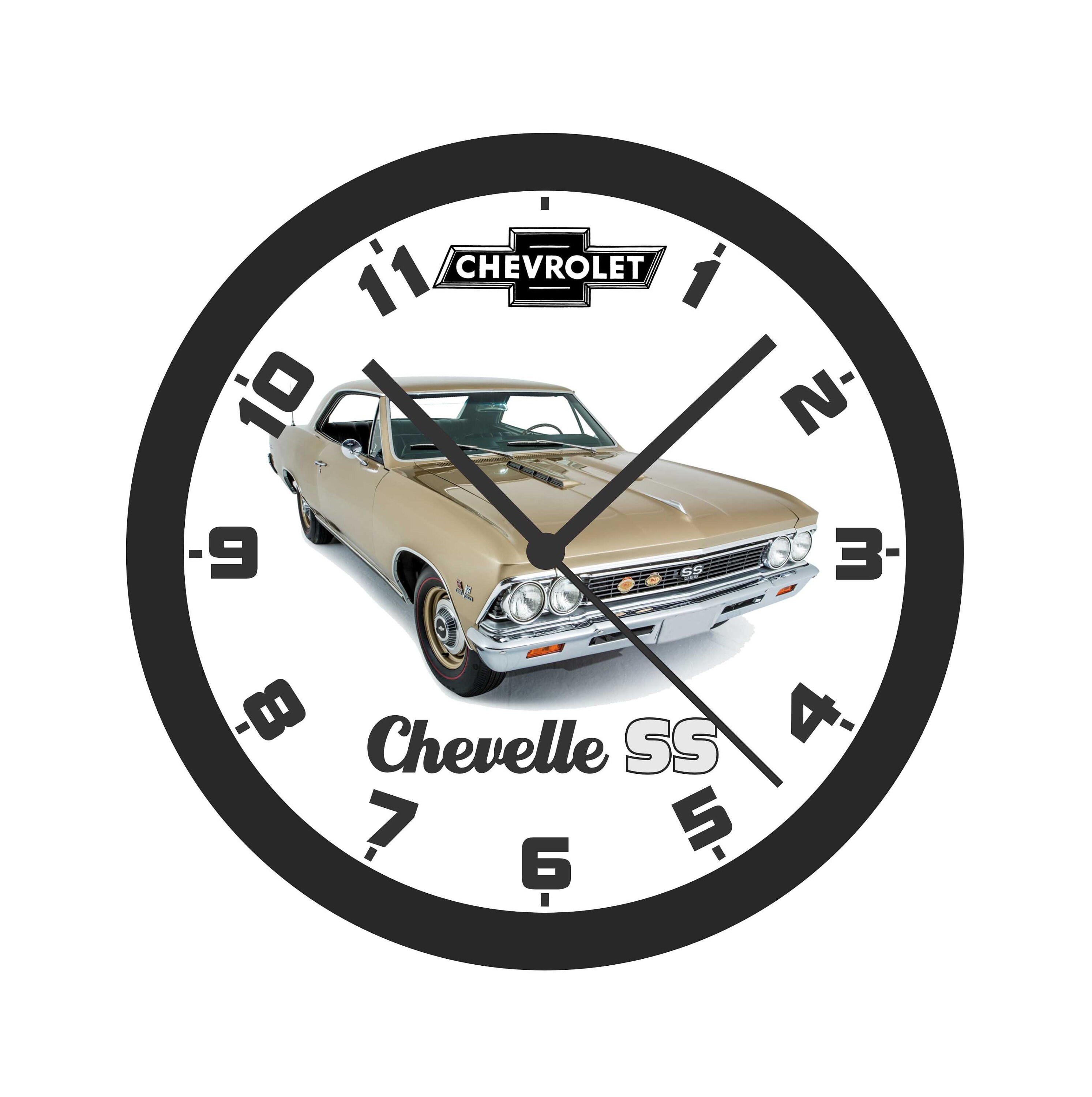 1966 Chevrolet Chevelle SS Wall Clock-choose 1 of 2 Colors - Etsy
