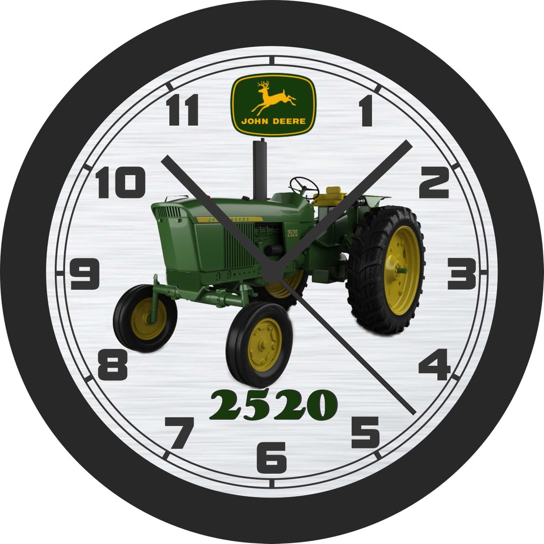 John Deere 2520 Tractor Wall Clock - Etsy