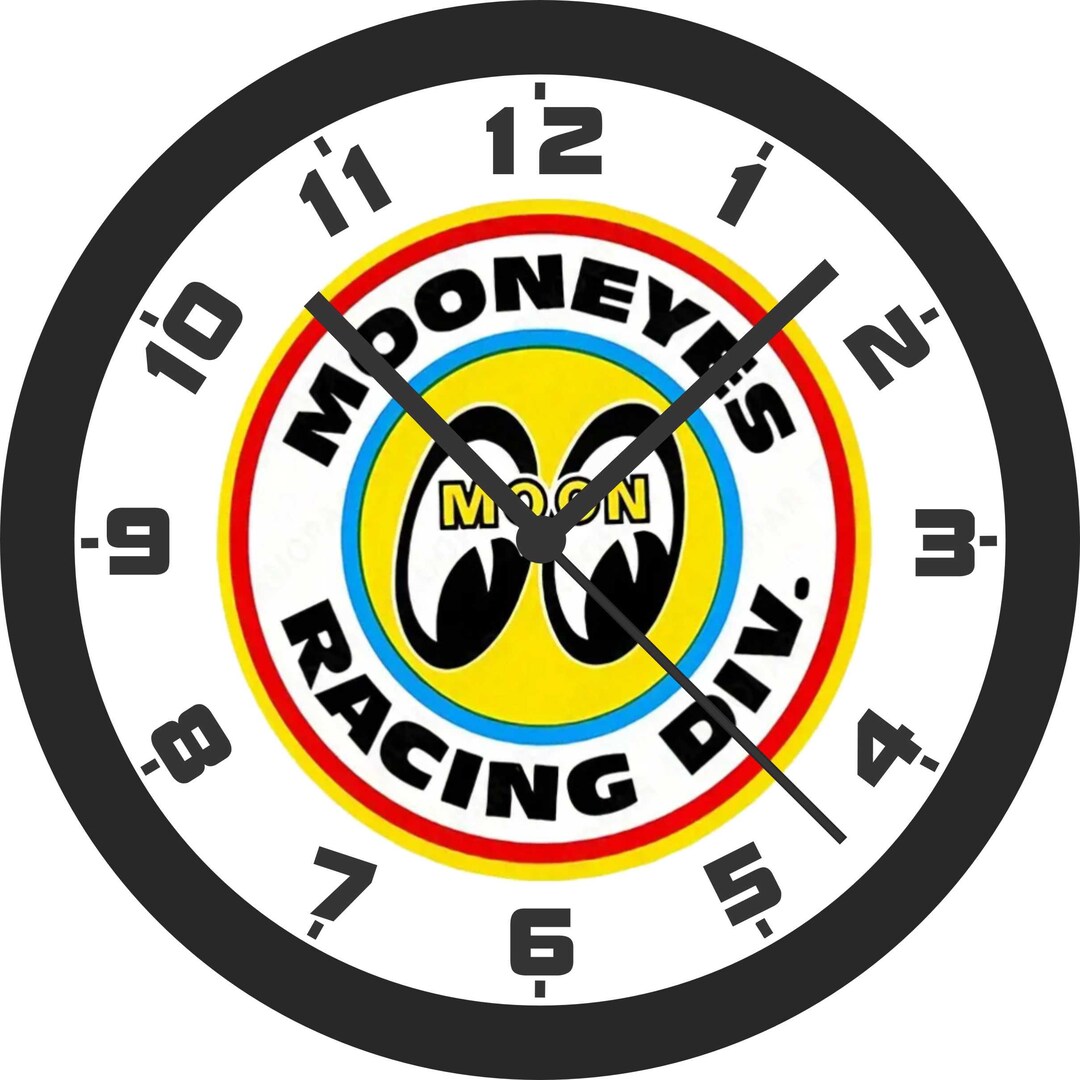 Moon Mooneyes Racing Division Sign Wall Clock - Etsy