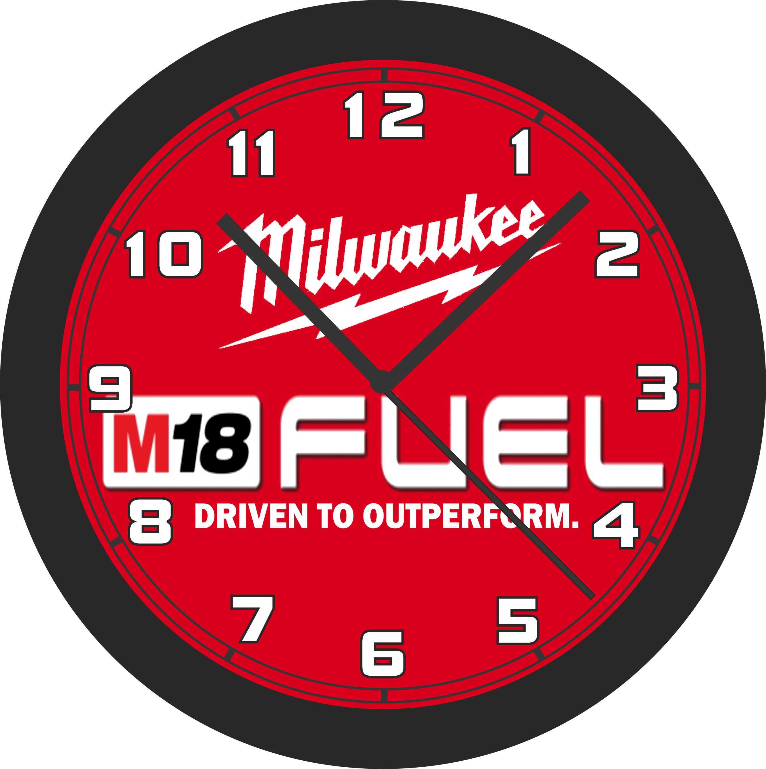 Milwaukee M18 Fuel driven to Outperform 14 Inch Wall Clock Etsy